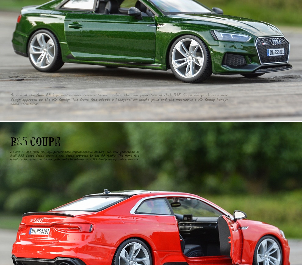Bburago 124 Audi RS5 Coue Sorts Car Static Die Cast Vehicles ...