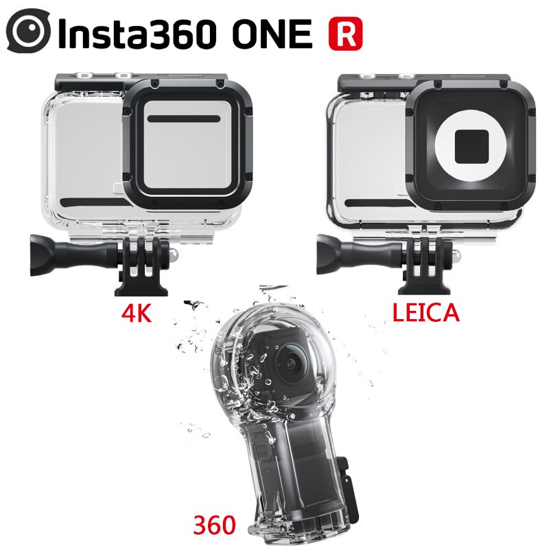 Insta360 ONE R Dive Case for 4K 360 Mod LEICA Lens Twin Edition Camera ...