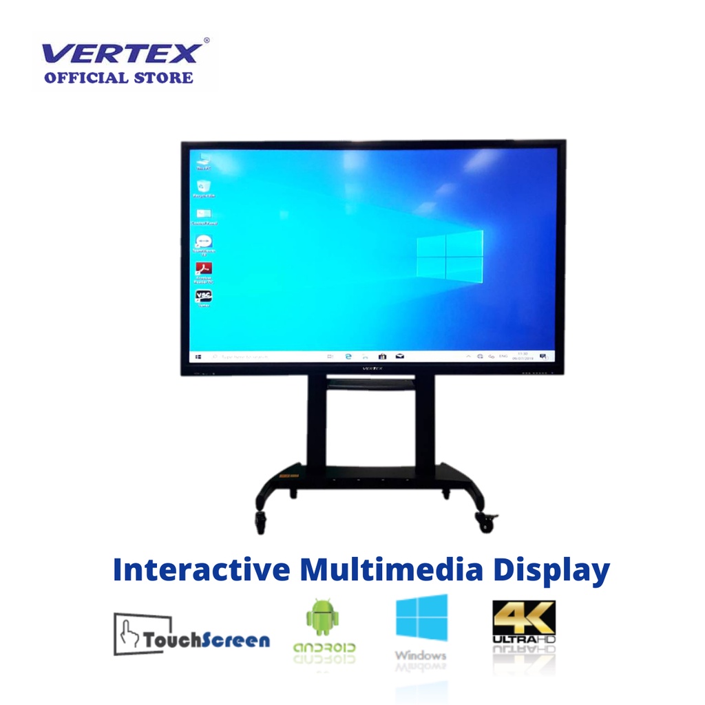 Vertex Interactive Multimedia Display กระดานอัจฉริยะ | Shopee Thailand