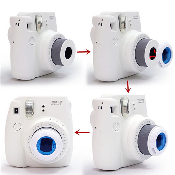 3 Sets Colored Filters Close Up Lens For Fujifilm Instax Mini 9 Mini 8 ...