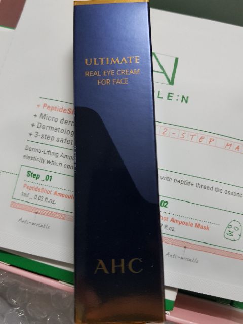 เซทคูณสาม Coreana Peptide ShotCeramide SunAHC Real Eye Cream - vin_tage ...