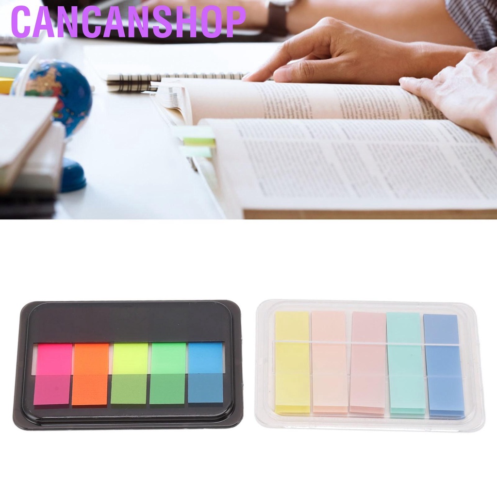 Cancanshop 10 Sets Page Markers Index Tabs Key Marking 5 Colors ...