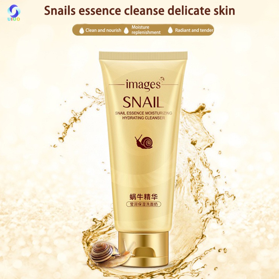【UIUO】 Snail Essence คลีนเซอร์ทําความสะอาดผิวหน้า ให้ความชุ่มชื้น 100 ...