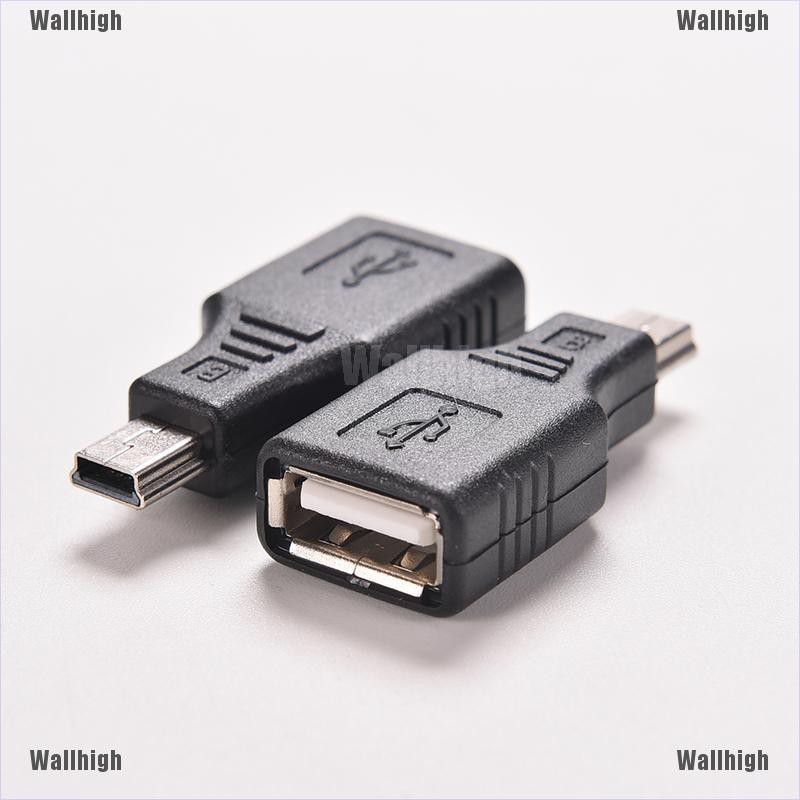 อะแดปเตอร์ USB 2.0 A Female to Mini USB B 5 Pin Male Cord Cable Hub ...