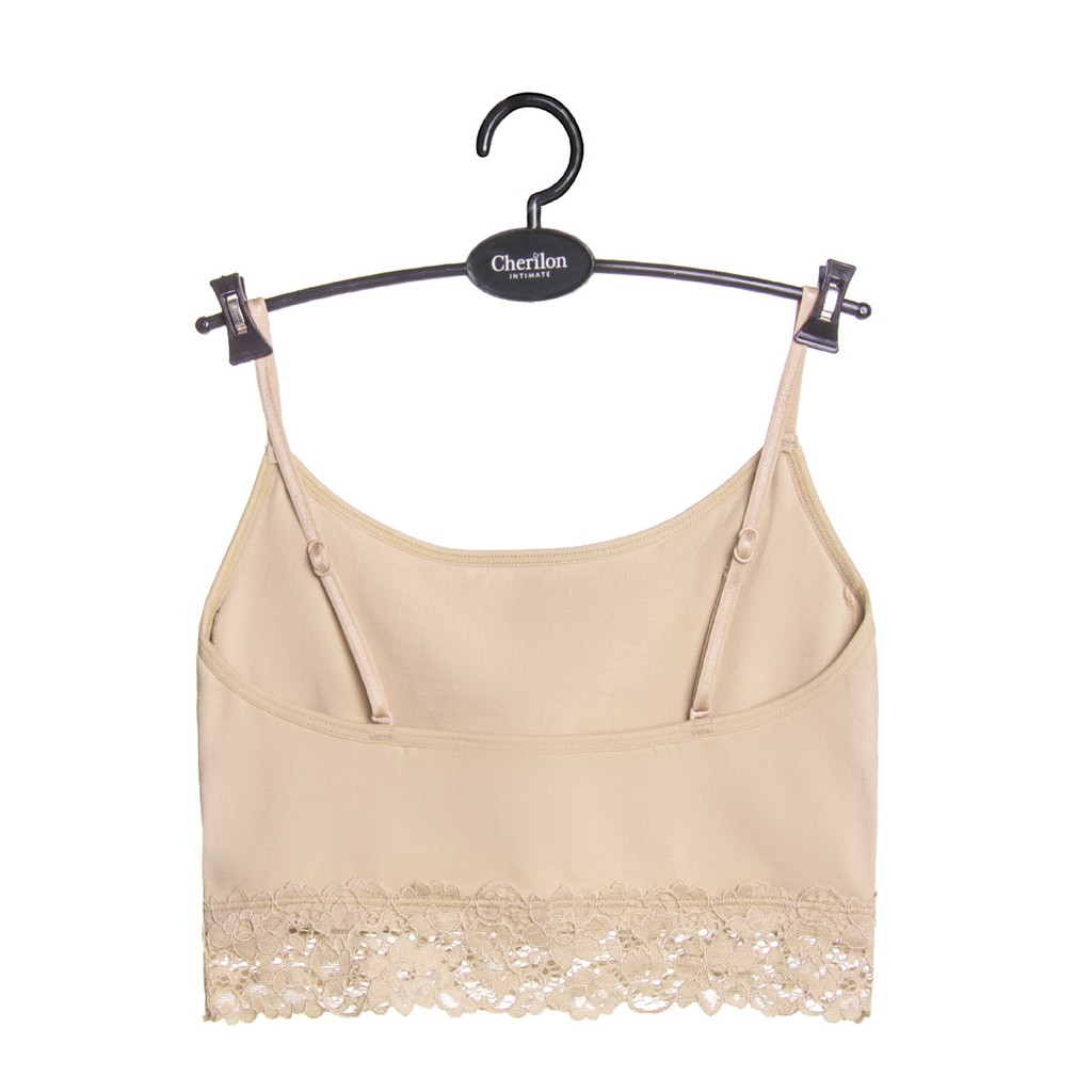 Cherilon Breezy Bra เชอรีล่อน เสื้อชั้นใน เสื้อในดันทรง ไร้โครง บราลูกไม้ สายเดี่ยว ป้องกัน UV ...