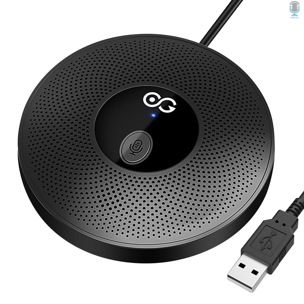 Desktop USB Microphone Computer PC Mic 360Omnidirectional Condenser ...