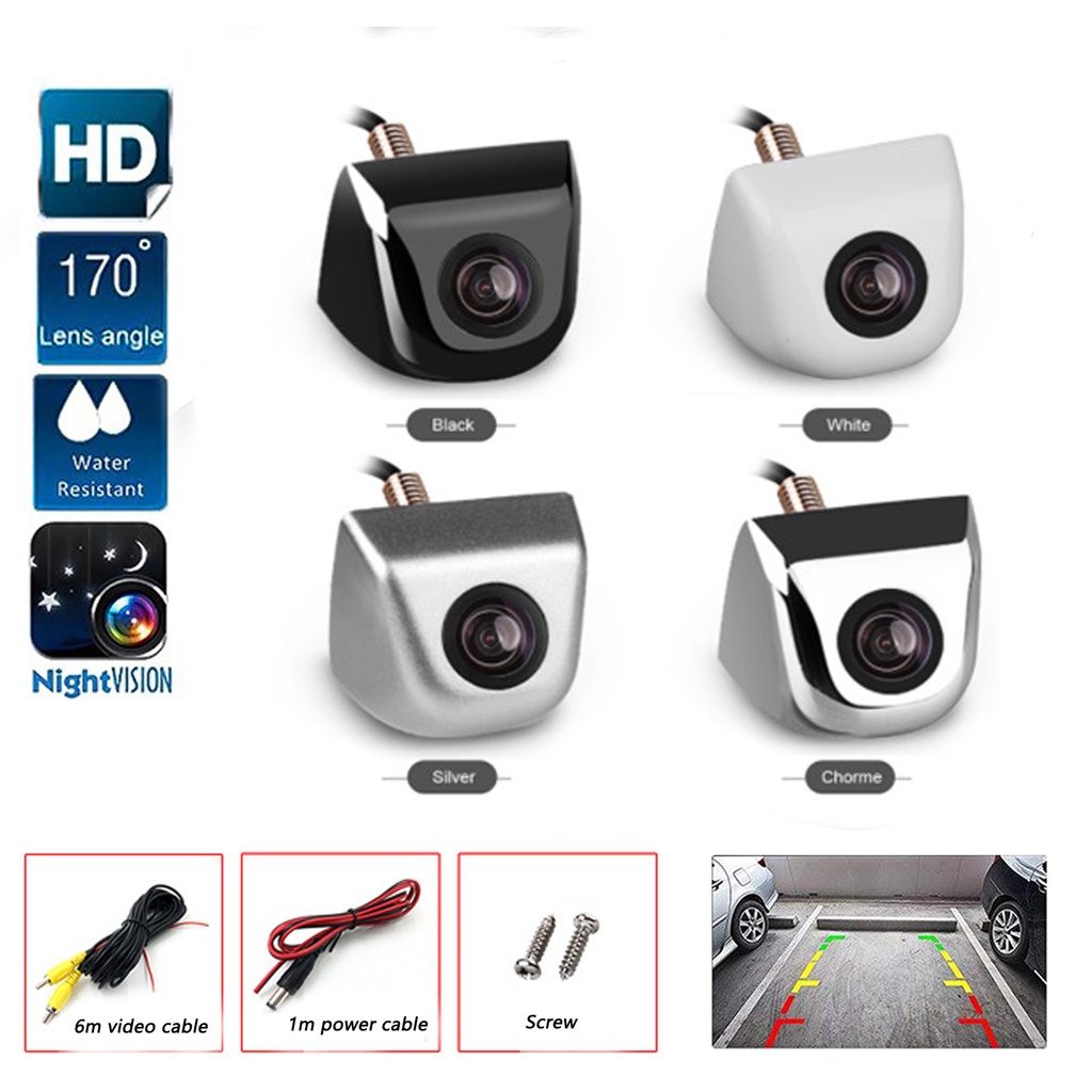 Car Reversing Rear View Screw External Ccd High-definition Large Angle ...