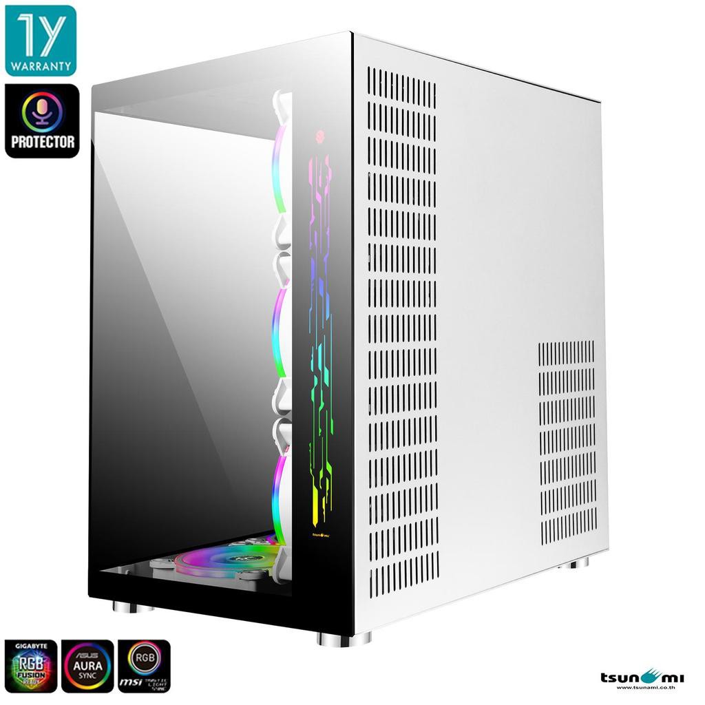 เคส Tsunami Protector VISION 1262 Sound Sync ARGB Tempered Glass ...