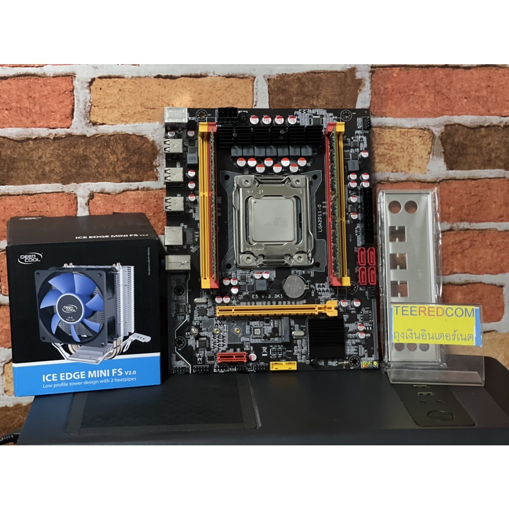 ชุด MB X79 4Slot M.2 Nvme CPU INTEL XEON E5 2690 8c16t turbo3.8 GhzRAM ...