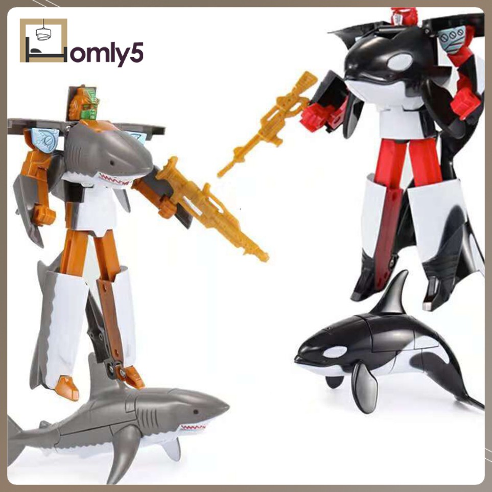 model5 IN 1 Mini Force Transformation Tank Robot Toys Action Figures ...