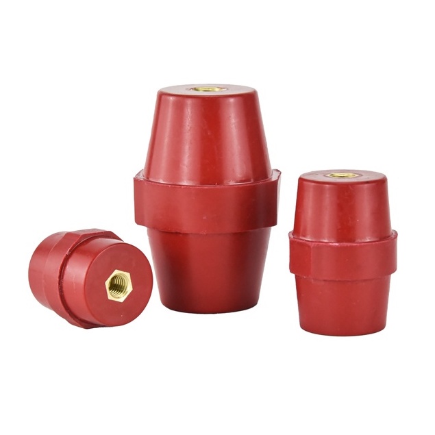 ลูกถ้วยบัสบาร์ SM-25 จำนวน 10ลูก พร้อมน๊อต Bus Bar Insulators ลูกถ้วยฉนวน บัสบาร์สีแดง ออก ...