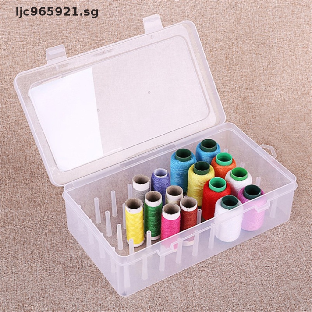 [ljc965921] Sewing Thread Storage Box 42 Pieces Spools Bobbin Carrying ...