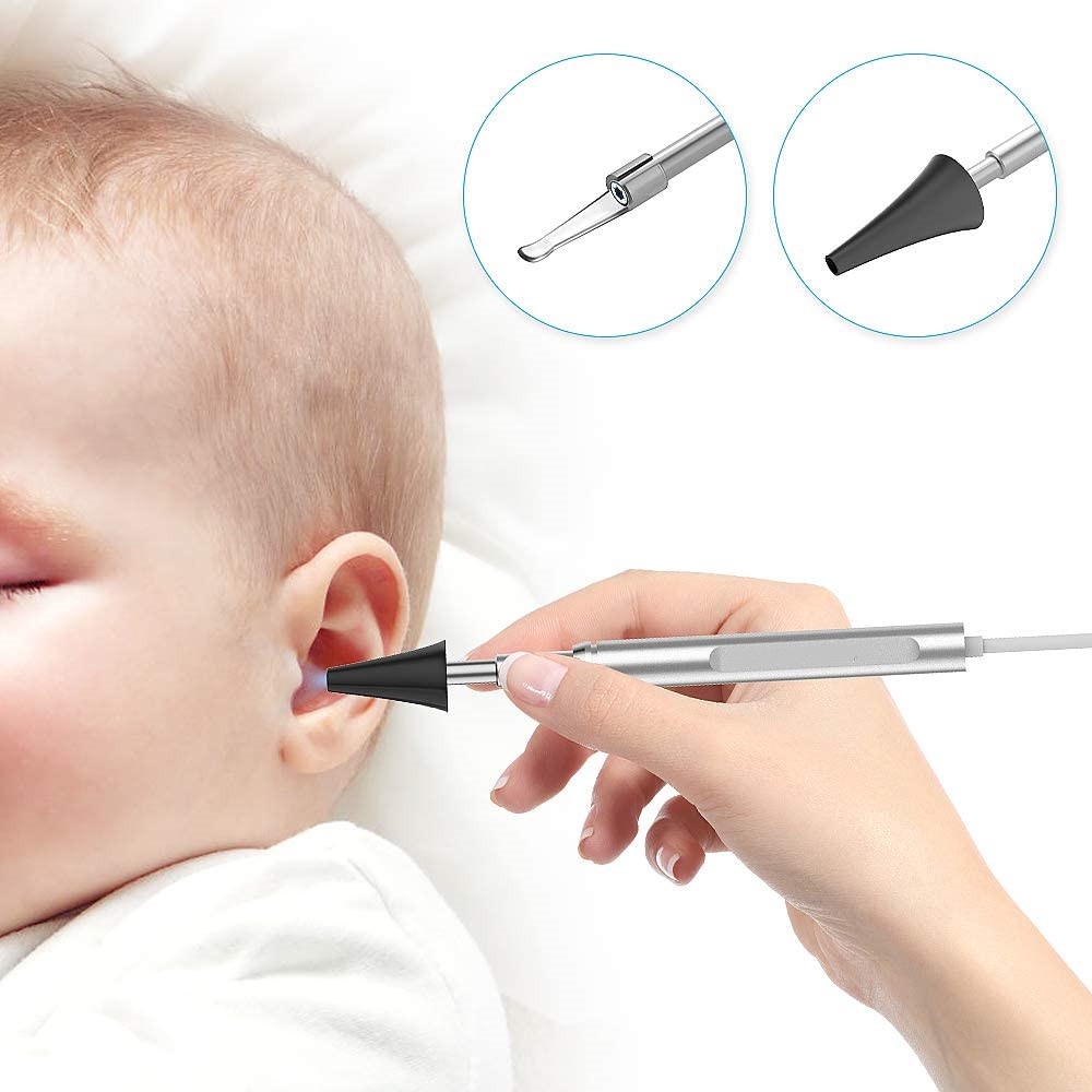 Otoscope Medical 1080P Ear Scope Camera HD Earwax Cleaning Endoscope ...