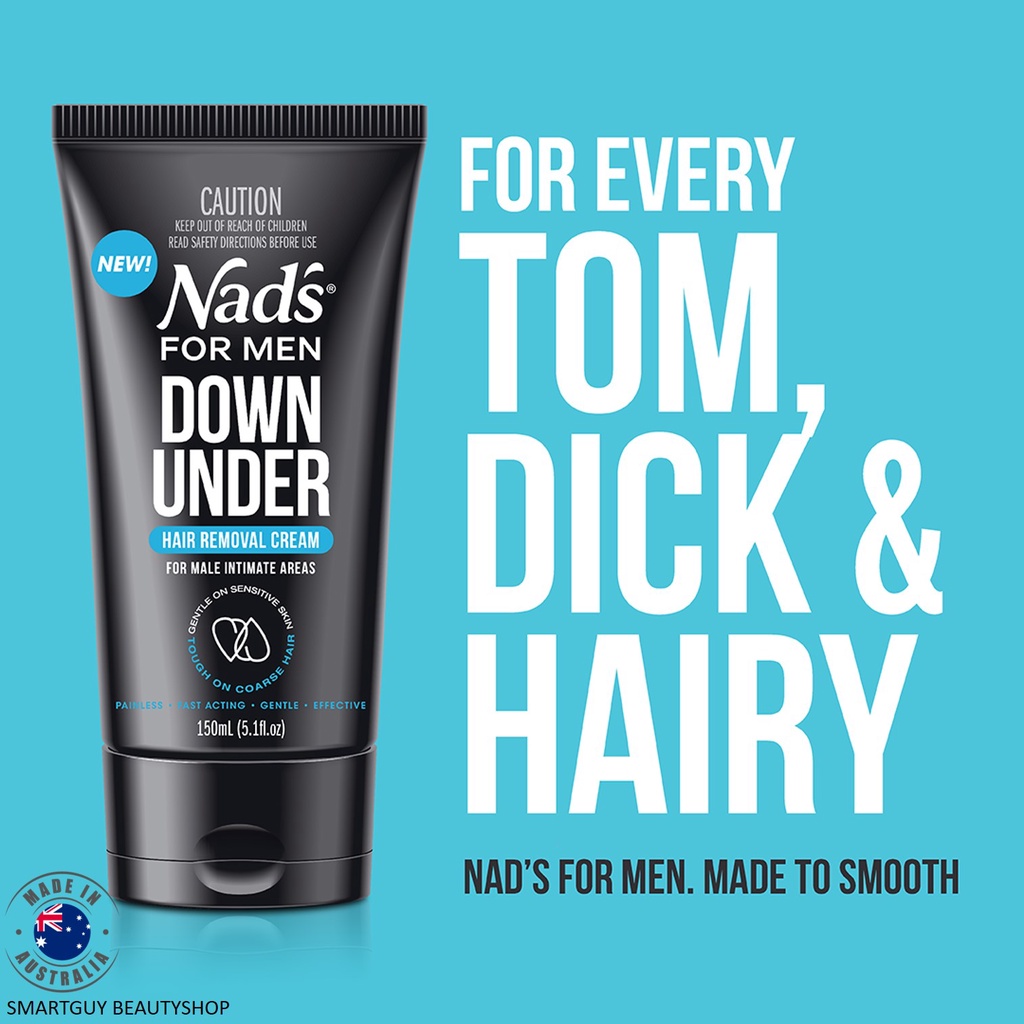 Nads For Men Down Under Hair Removal Cream 150ml ผลิตภัณฑ์กำจัดขนบริเวณ ...