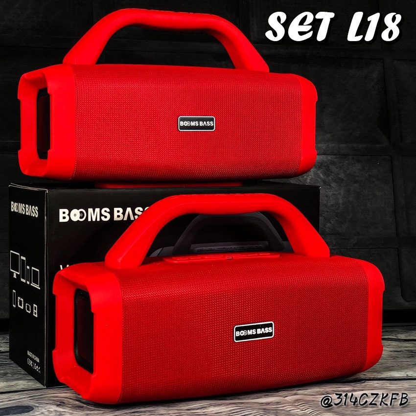 [โปร SET L18+L18 ได้ 2 ตัว คุ้มกว่าเดิม] ????ลำโพงบลูทูธ BOOMS BASS L ...