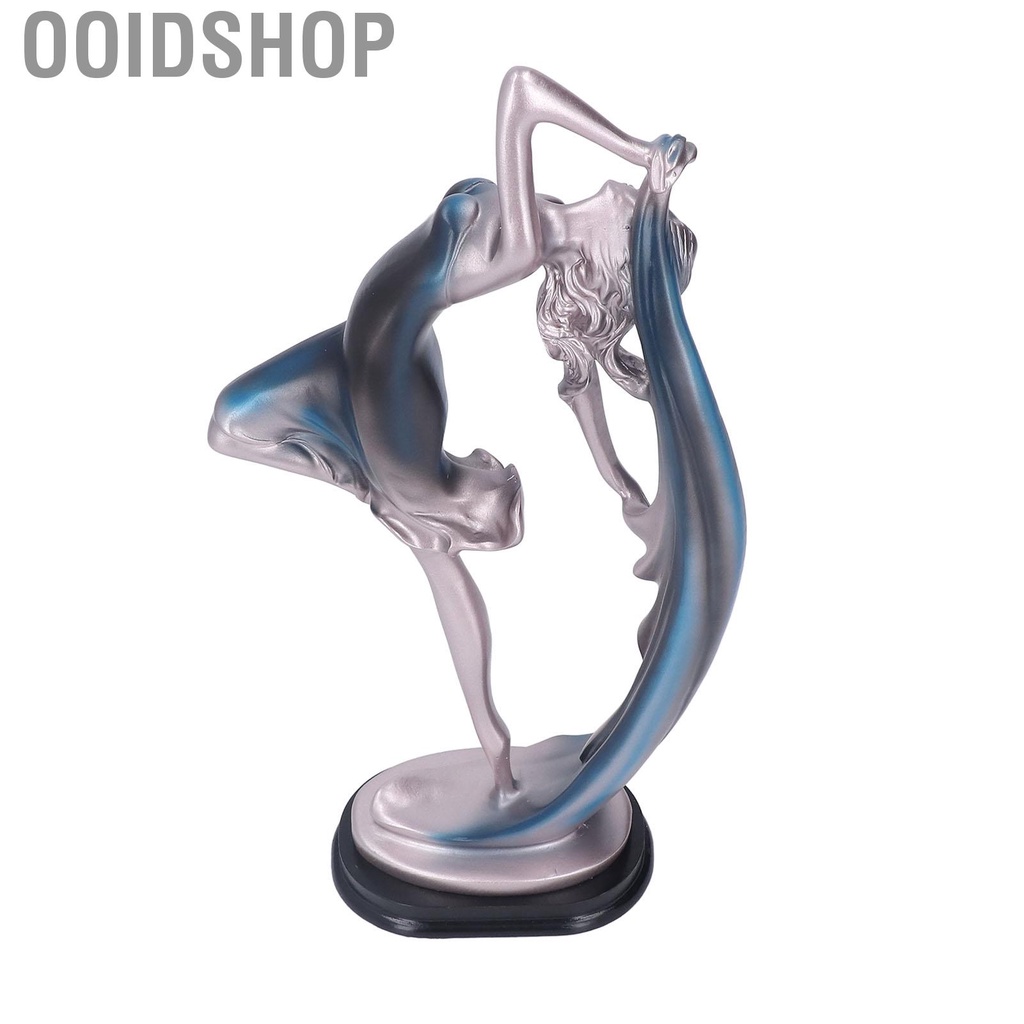 Ooidshop Retro Ballet Dancing Girl Figure Statue Resin Craft Desktop ...