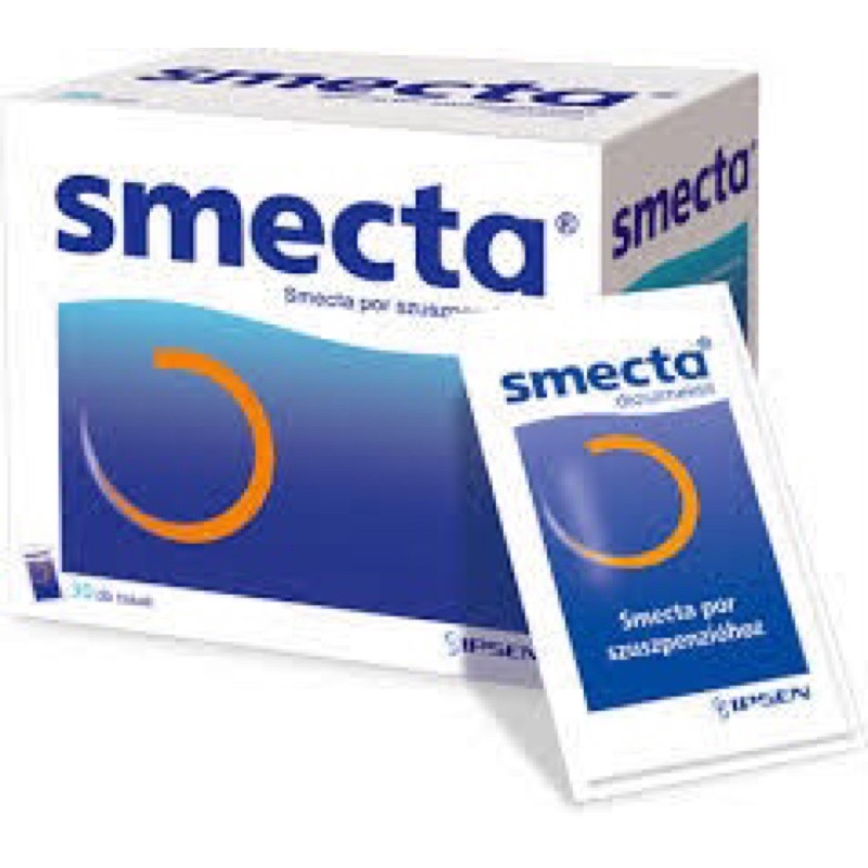 Smecta ช่วยดูดซับพิษ บรรเทาอาการท้องเสีย แบ่งขายแพ็ค5ซอง หรือ10 ซอง ...
