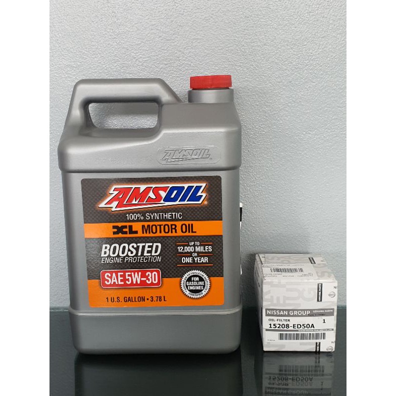 AMSOIL 5w30 XL แถมกรองน้ำมันเครื่องแท้ - wuttipatthinwilai - ThaiPick