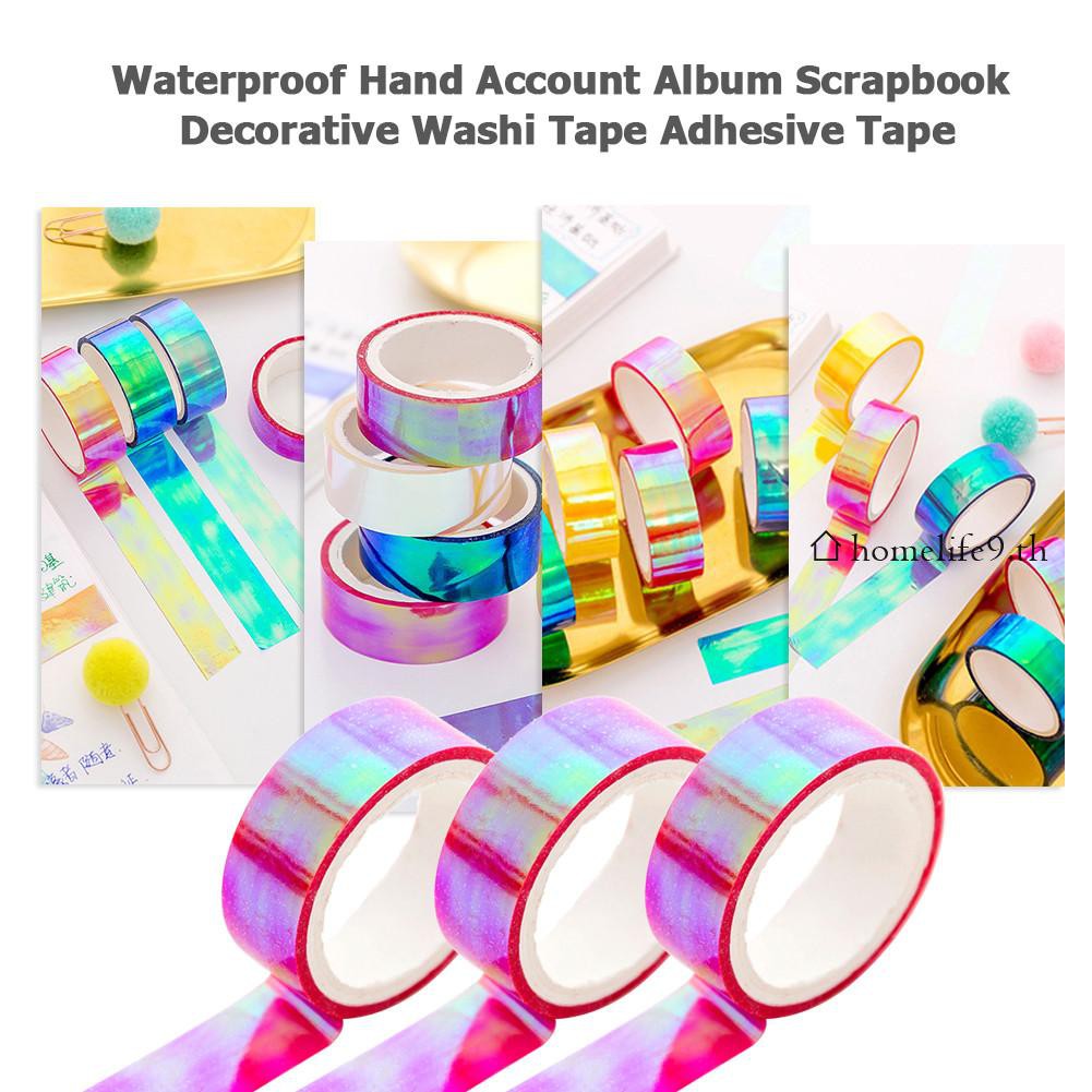 Waterproof Hand Account Album Scrapbook Decorative Washi Tape homelife9 ...