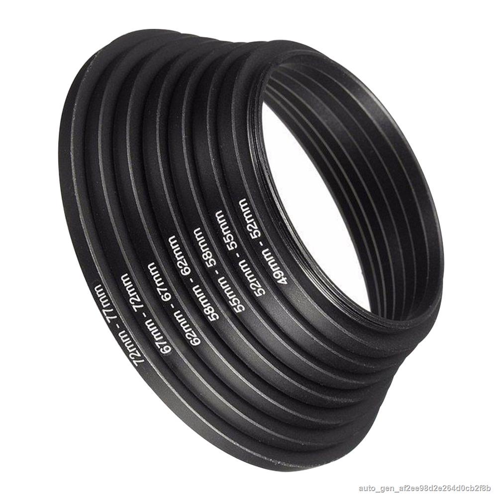 7pcs Universal 49 77mm Camera Ring Adapter DSLR Mini Step Up ...
