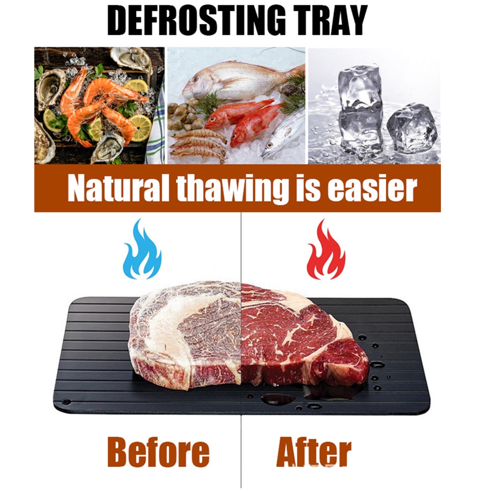 Fast Defrosting Plate Thaw Tray Froze Defrost Meat Fruit Food Quick ...