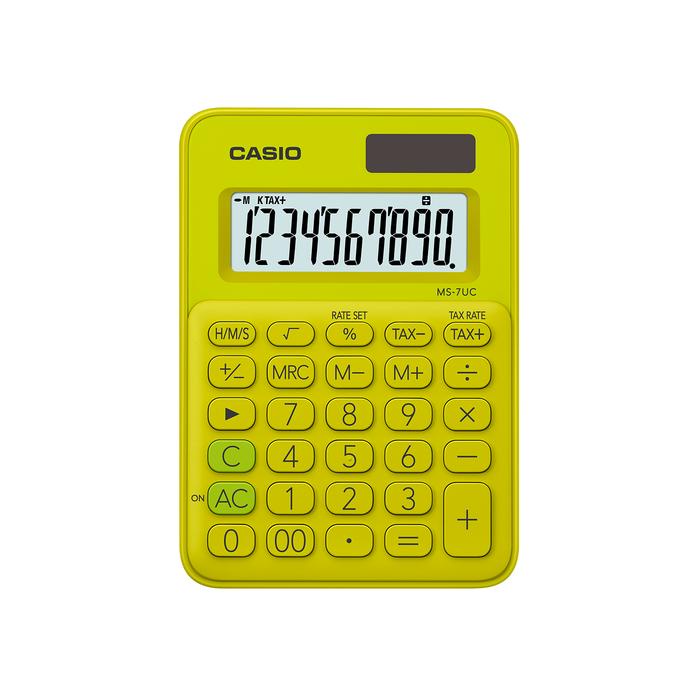 CASIO 10-Digits Calculator เครื่องคิดเลข ตั้งโต๊ะขนาดเล็ก คาสิโอ หลาย ...