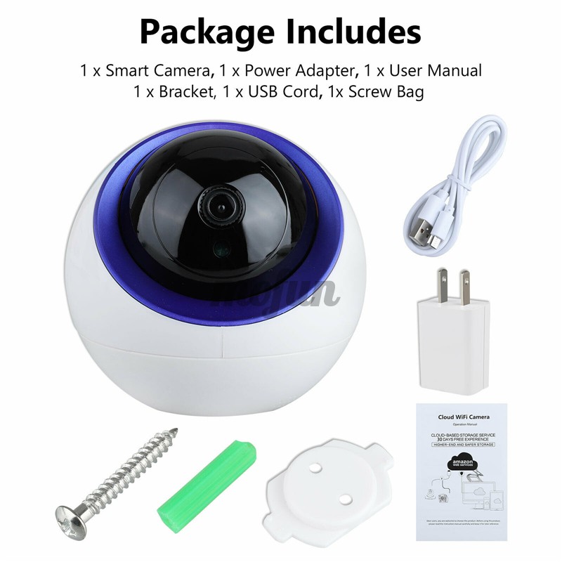 IP Wireless Dome Security Camera 1080p Full HD WiFi Indoor Home ...