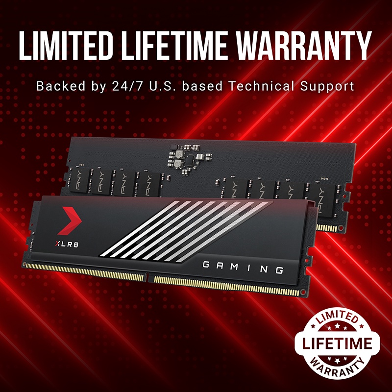 PNY Ram XLR8 Gaming MAKO DDR5 32GB Kit (2x16GB) 6000MHz Desktop Memory ...