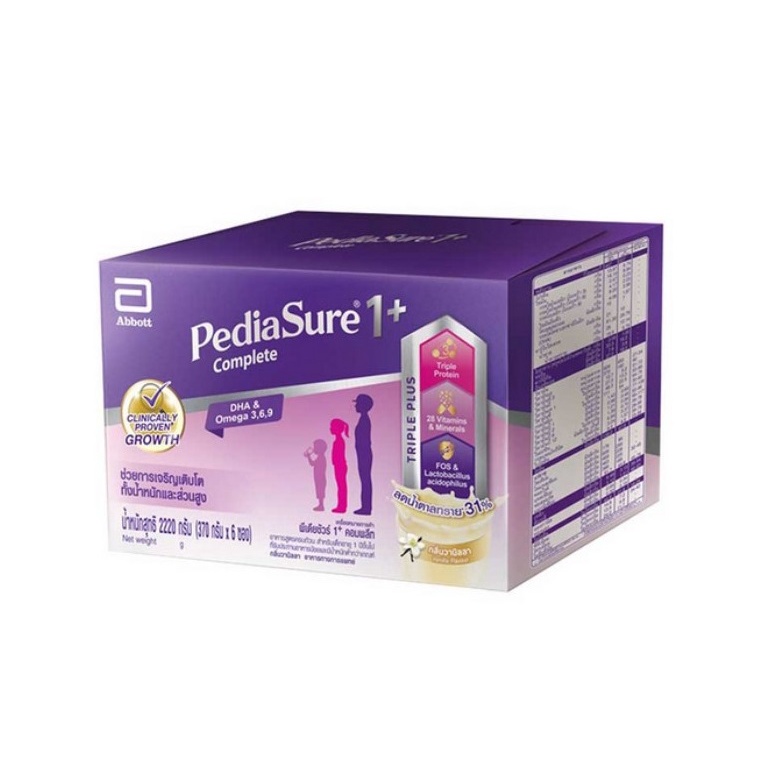 PEDIASURE 1 COMPLETE PLUS DHA พีเดียชัวร์1 คอมพลีท พลัส ดีเอชเอ กลิ่นวา ...