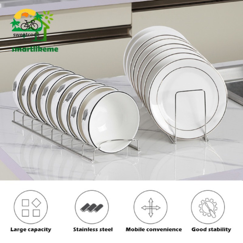 Kitchen Lid Organizer Dish Bowl Cooling Rack Plate Storage Organizer ...