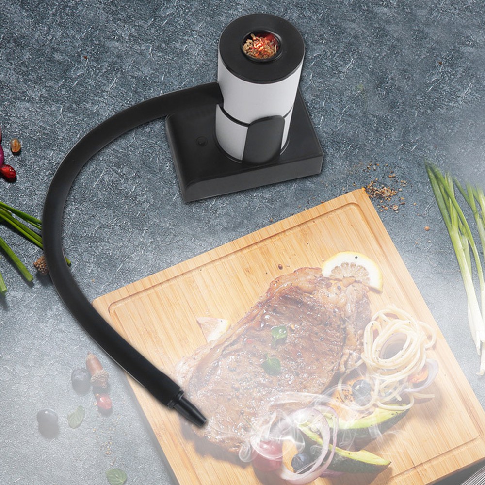 YG08-Smoke Infuser Portable Smoking Gun Food Smoker For Meat Cocktail ...