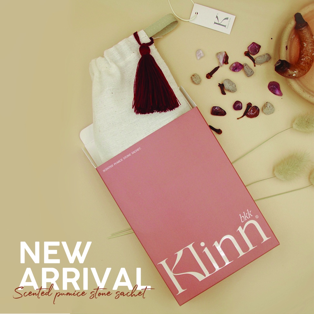 Klinn คลินนี่โฮม ถุงหอม พัมมิซ สโตน ซาเช่ ถุงหอมวิเศษขนาด 80 กรัม ...
