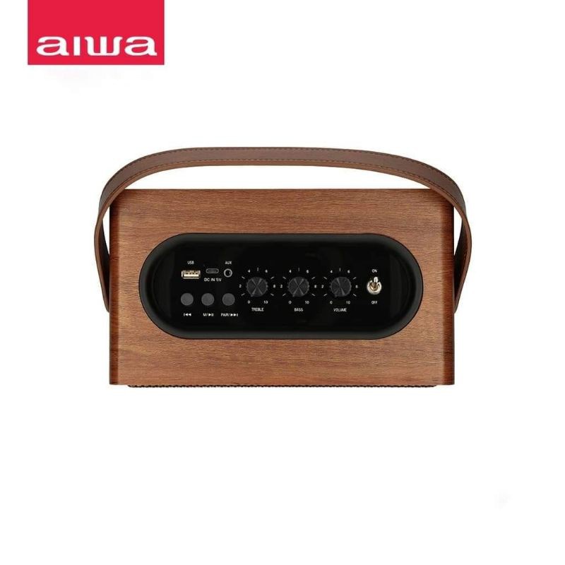AIWA Retro Bluetooth Speaker MI-X100 ลำโพงบลูทูธพกพา BASS แบต 2200 mAh ...