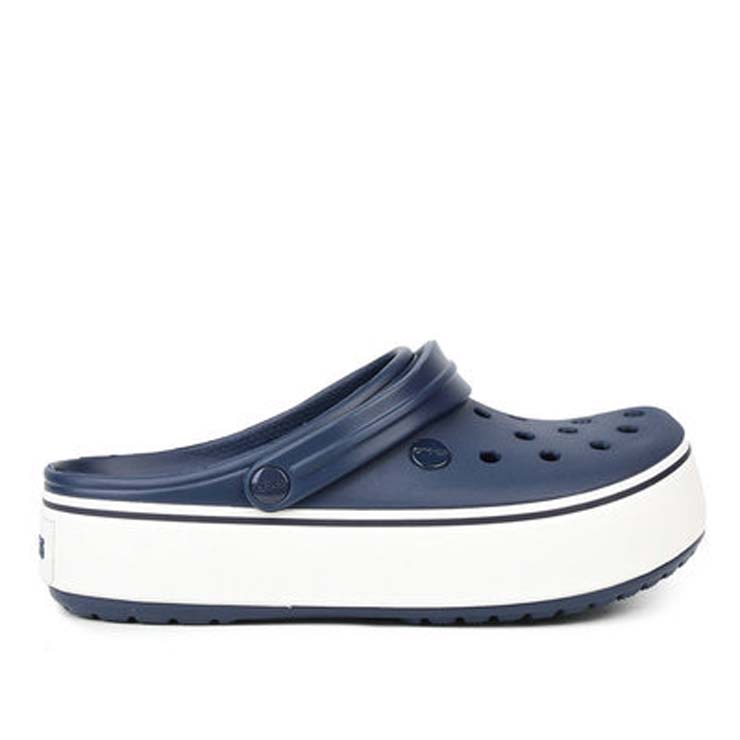 Crocs Womens Shoes Increased Thick-soled Flat-soled Sandals Beach Hole ...