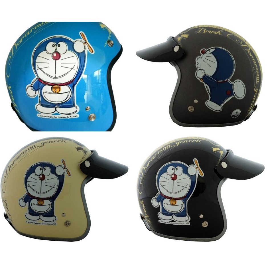 หมวกกันน็อคลิขสิทธิ์แท้โดเรมอน CAFE 01 มี 4 สี - Motorcycle Helmets ...