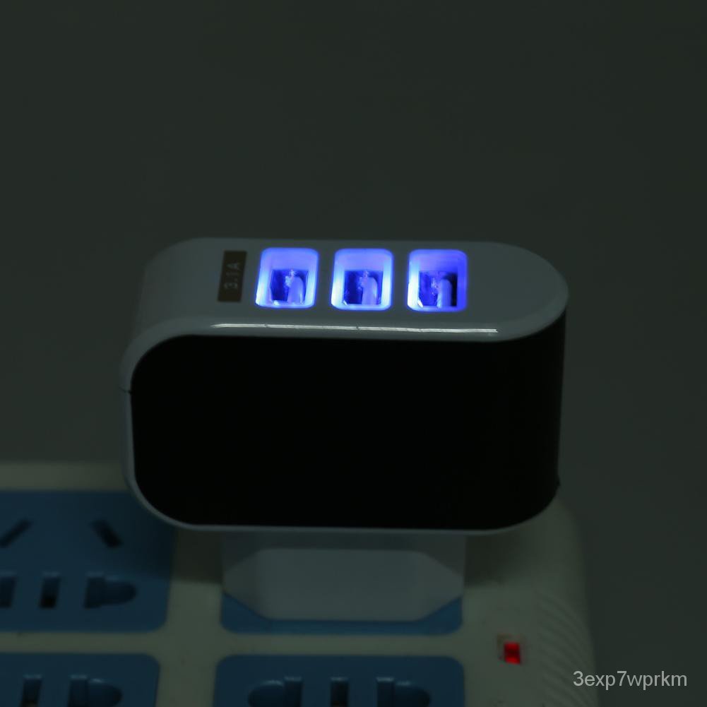 Special offerTop 3USB EU Plug LED Mobile Phone Chargers Multi-Head ...