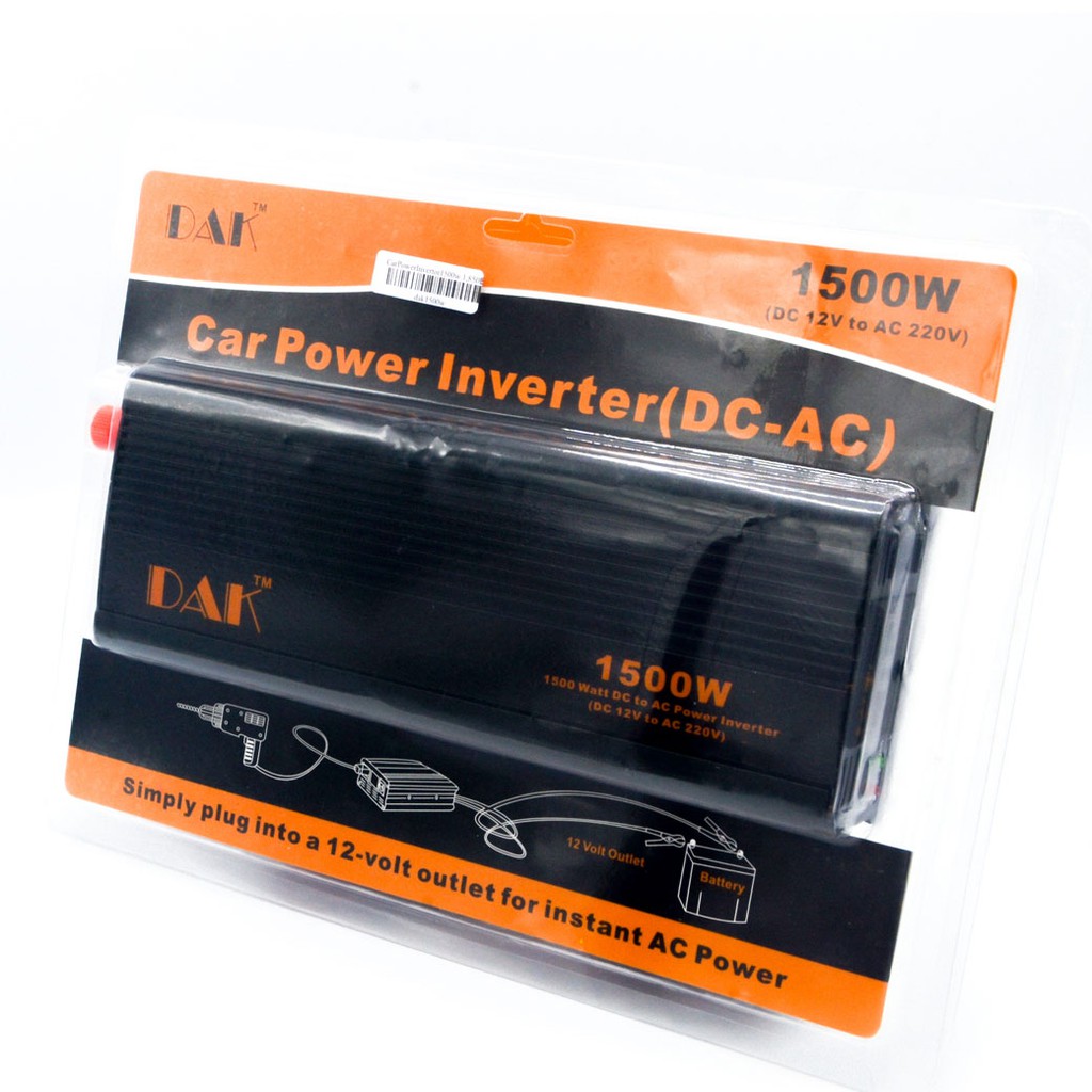 Car power inverter 1500w (DAK1500w) | Shopee Thailand