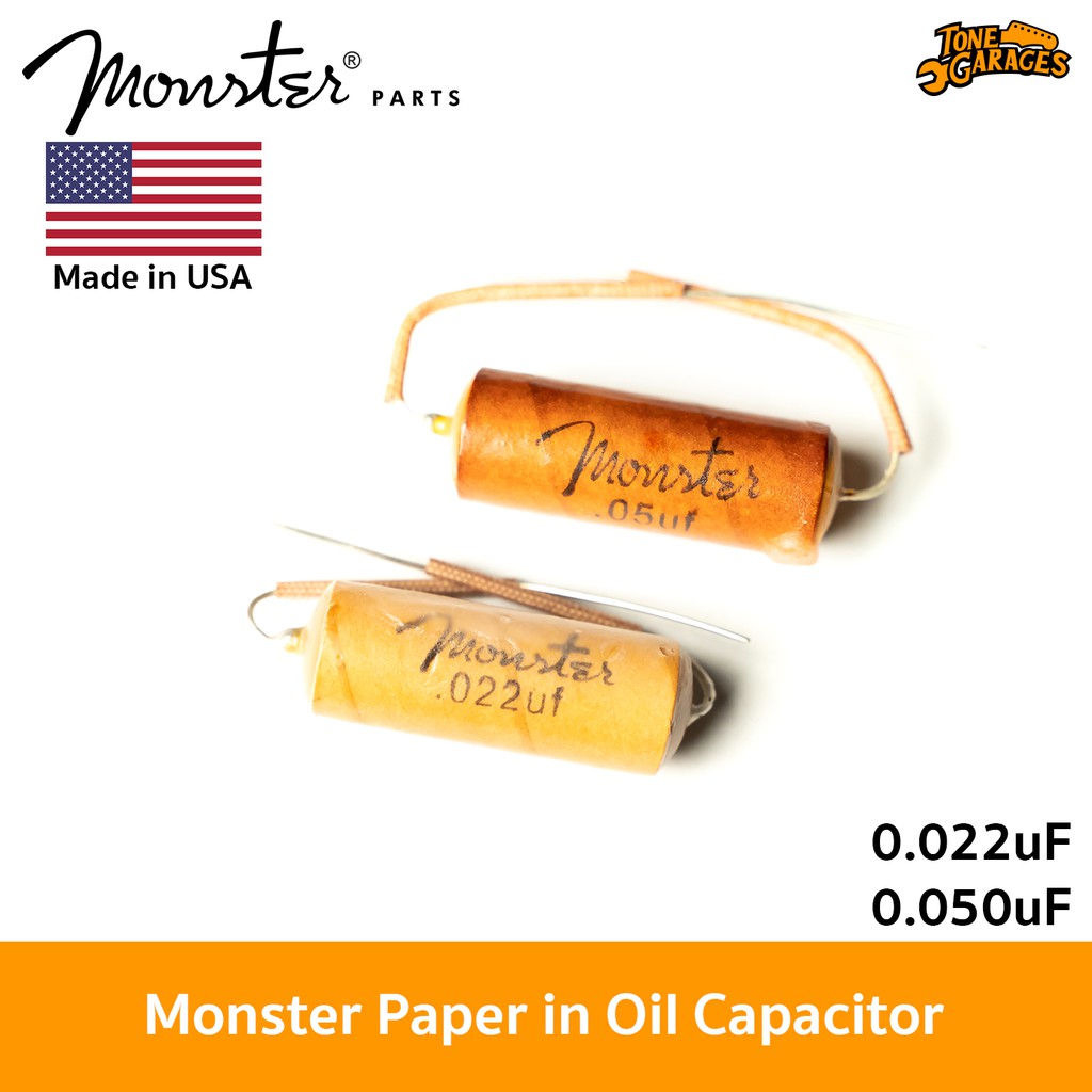 Monster Vintage Paper in Oil Capacitor คาปาซิเตอร์กระดาษวินเทจ | Shopee ...
