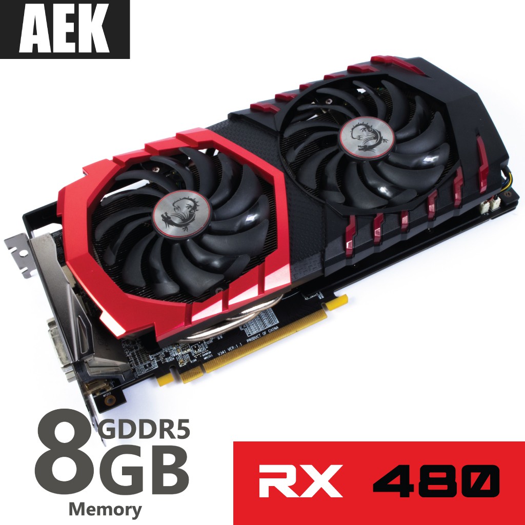 MSI Gaming X RX480 / GTX1080Ti / และ GIGABYTE 750Ti - Overclockzone.com ...