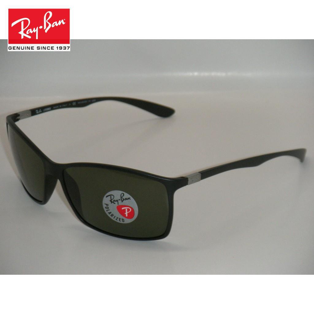 【Original】 Rays Ban Sunglasses Rb4057 601/57 61Mm Black Polarized Green ...