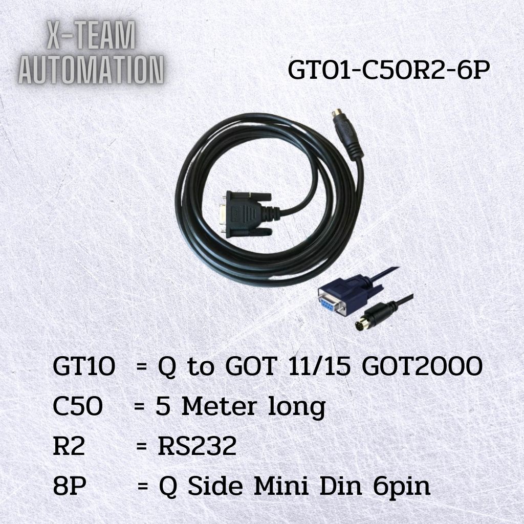GT01-C50R2-6P Serial Cable for Q to GOT 111516 GOT2000 - devil_electric0c - ThaiPick