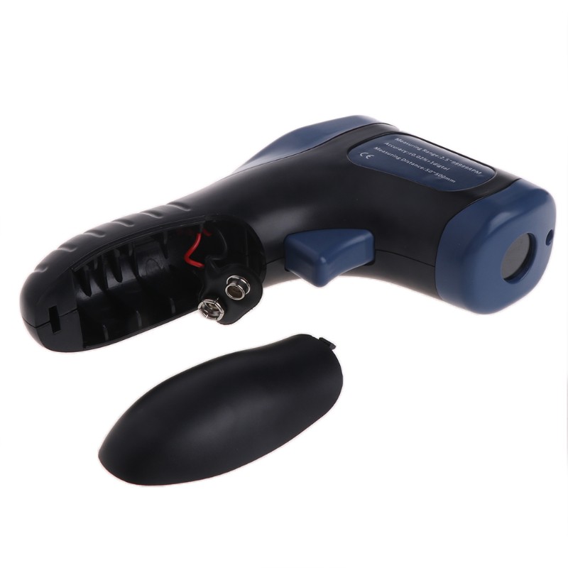 Digital Tachometer Non-Contact Laser Photo Gun RPM Tach Tester Meter ...