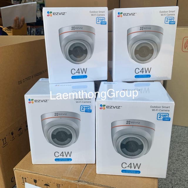 OriginalEzviz c4w กล้องวงจรปิดไร้สาย โดม ภายนอก /ภายใน รุ่น c4w ( wifi ...