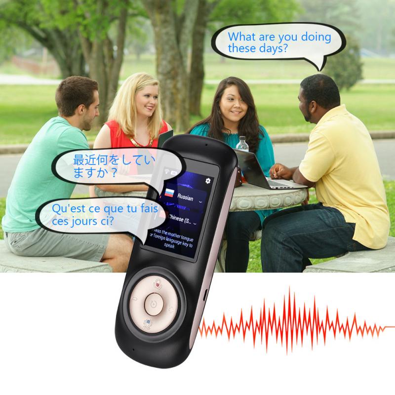 Portable Smart Voice Two Way Translator 2.4 inches Screen 40 ...