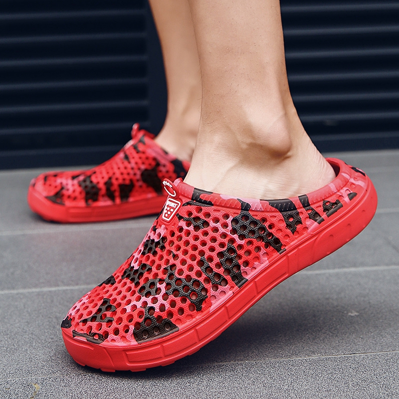 พร้อมส่ง รองเท้าแตะ กันลื่น น้ําหนักเบา ระบายอากาศ เหมาะกับเดินชายหาด สําหรับผู้ชาย 1614 MXYD ...