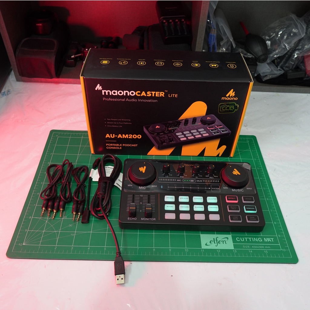 AU-AM200 Maono Caster LITE มือสอง สถาพใหม่ซีลยังไม่ได้แกะ อุปกรณ์ครบ ...