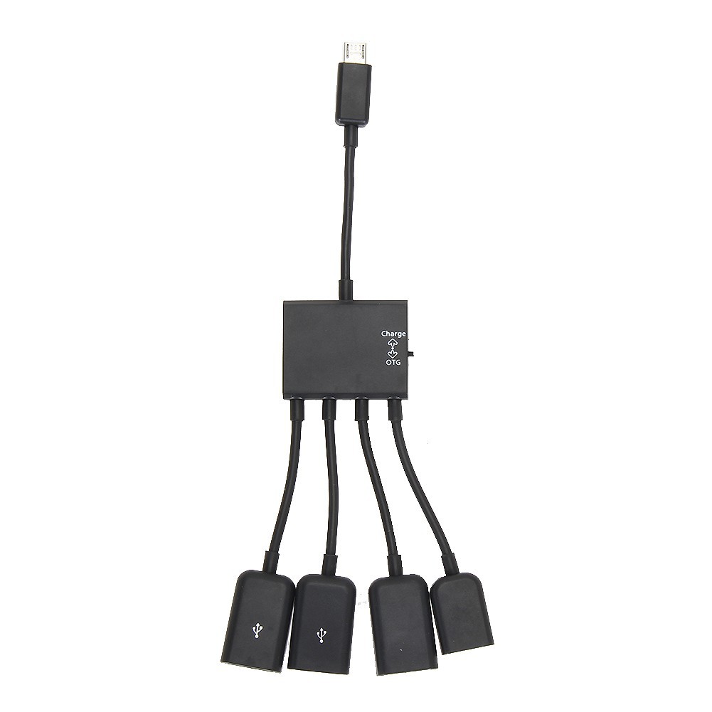 ที่ชาร์จ ชาร์จ 4 Port Micro USB Power OTG Hub สำหรับ Sumsung Android PC ...
