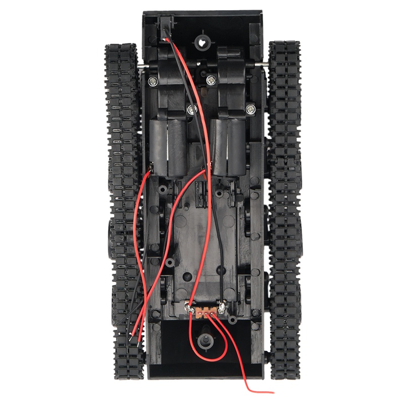 Rc Tank Smart Robot Tank Car Chassis Kit Rubber Track Crawler For ...