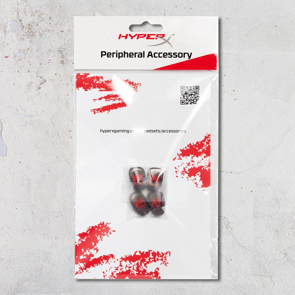 HyperX Cloud Earbuds Ear Tips (HXS-HSCEB-RD-ET) - fufyd130gf - ThaiPick