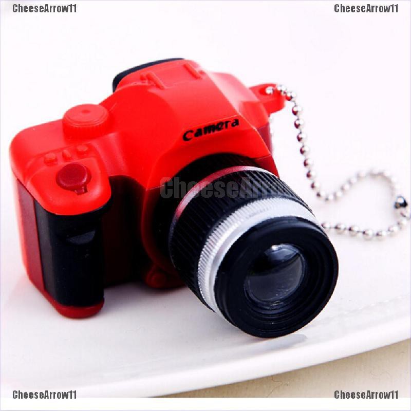 CheeseArrow Cute Mini Toy Camera Charm Keychain With Flash Light&Sound ...